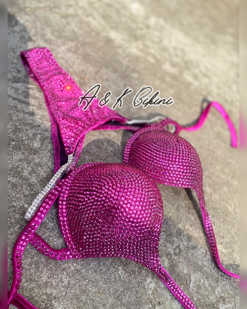 Pink Fitness Bikini, NPC Bikini, Posing Bikini, IFBB Bikini, Wellness ...