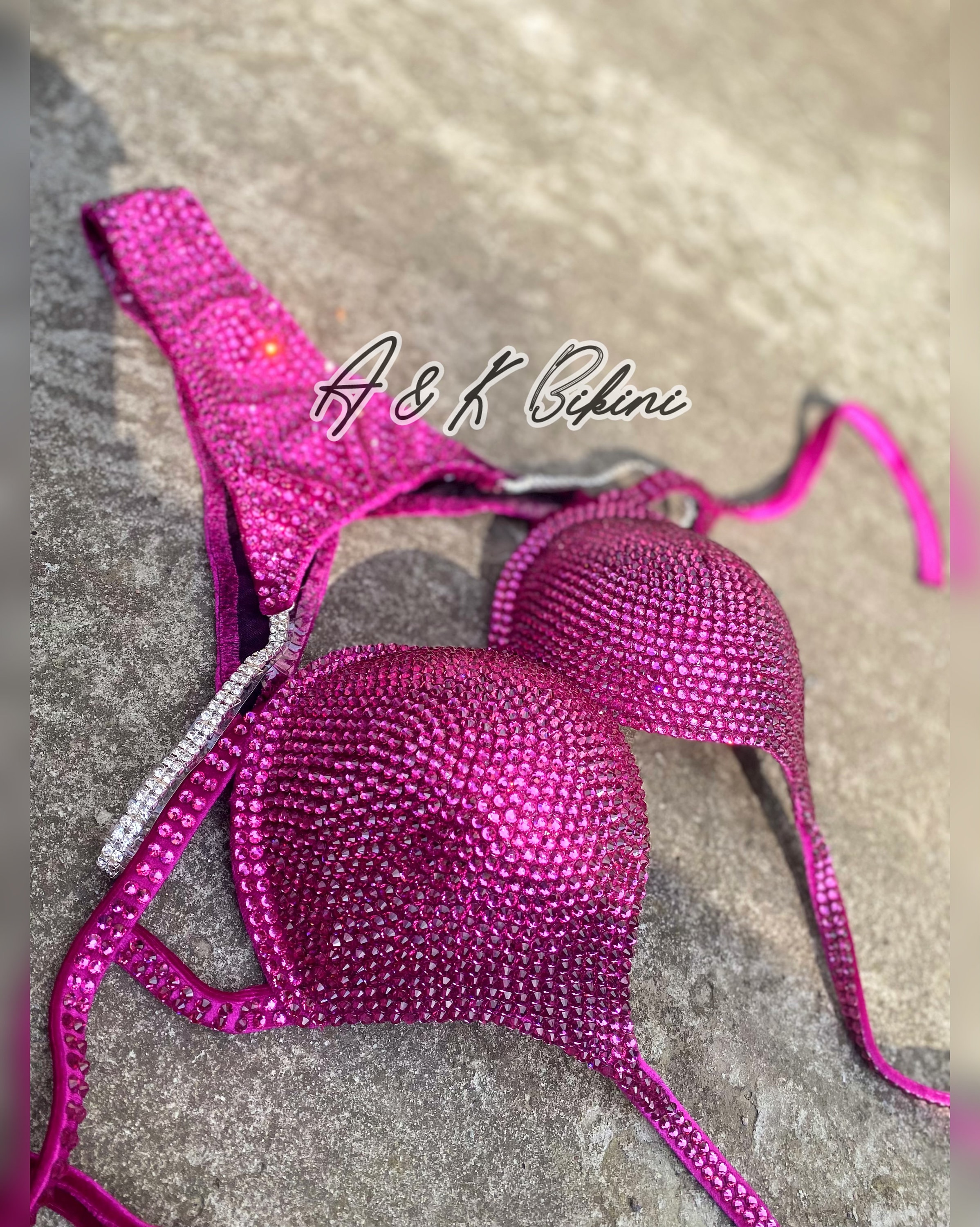 Pink Fitness Bikini, NPC Bikini, Posing Bikini, IFBB Bikini, Wellness ...