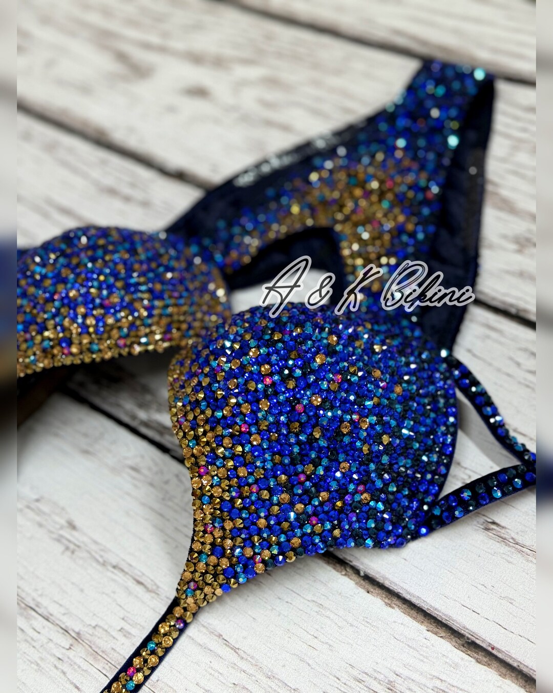 Handmade Rhinestone Competition Bikini: Custom Posing Suit - Etsy