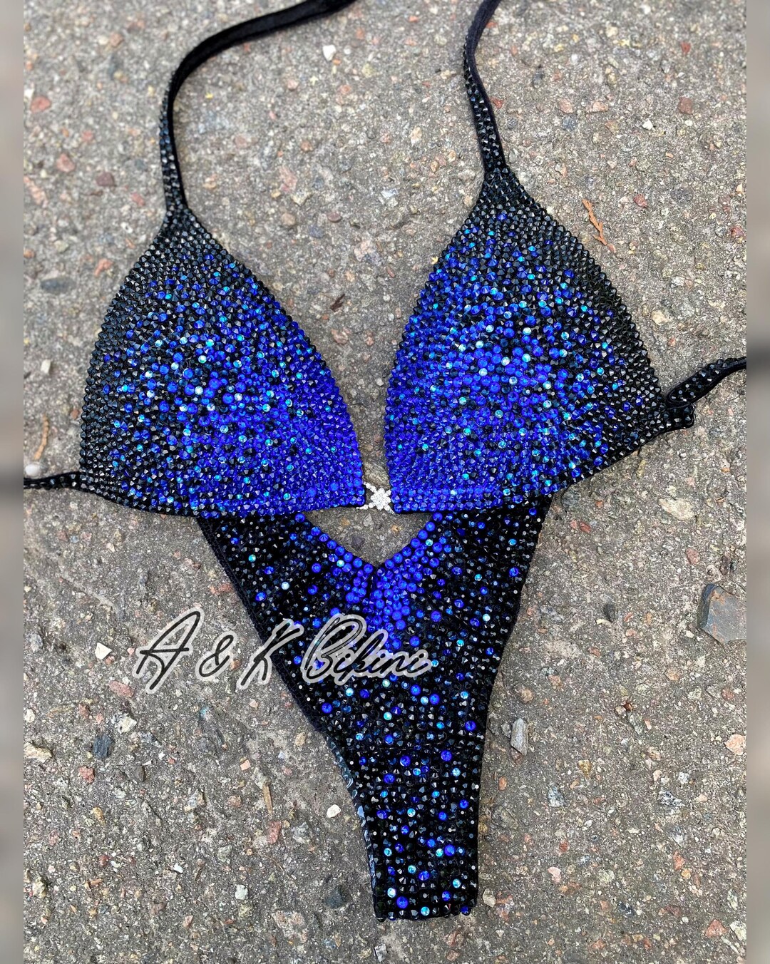 Blue Bikini Suit, NPC Bikini, Posing Bikini, IFBB Bikini, Wellness ...