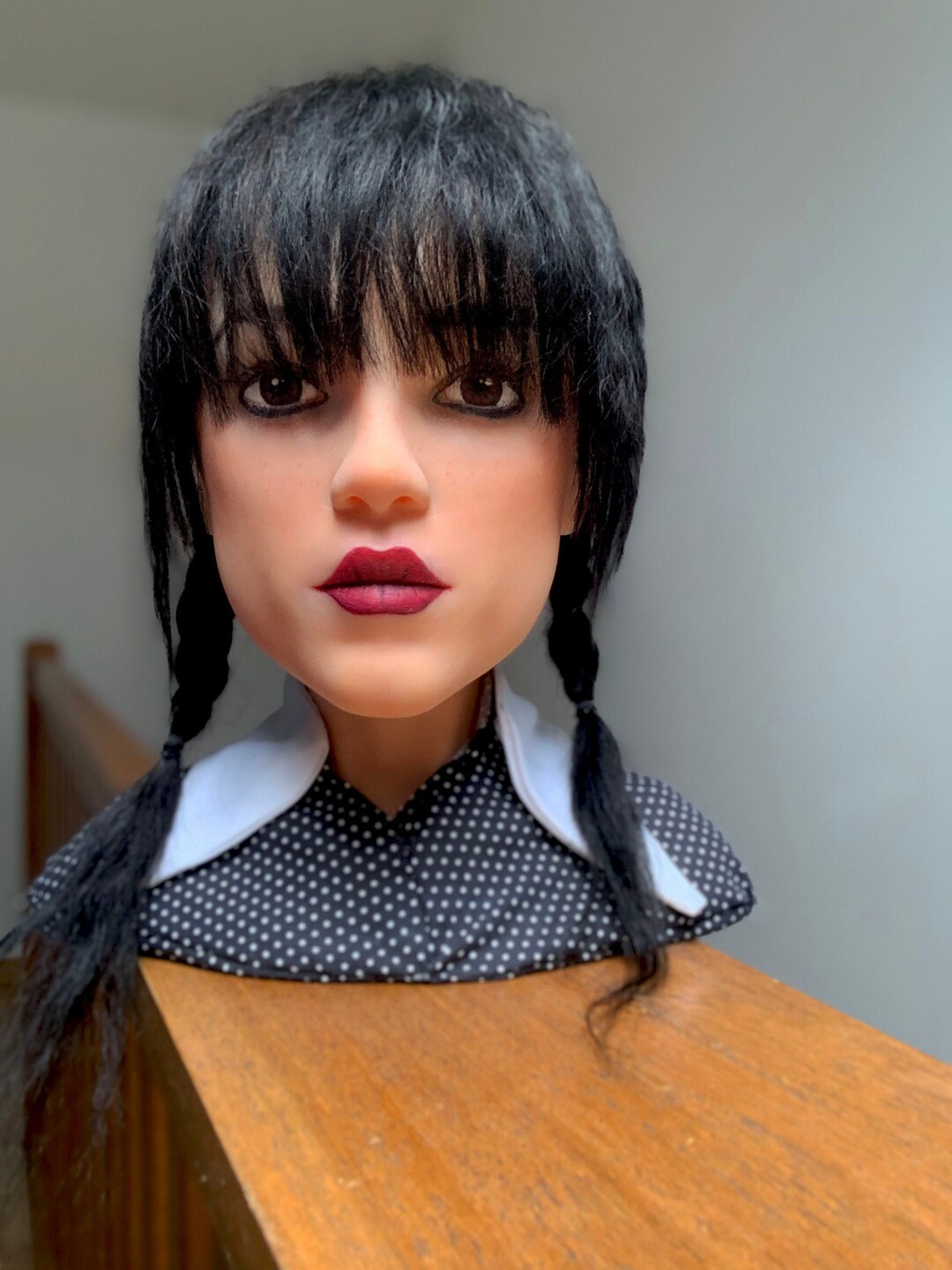 Resin Bust of Wednesday Addams. Designed and 3 D Printed. Wednesday ...
