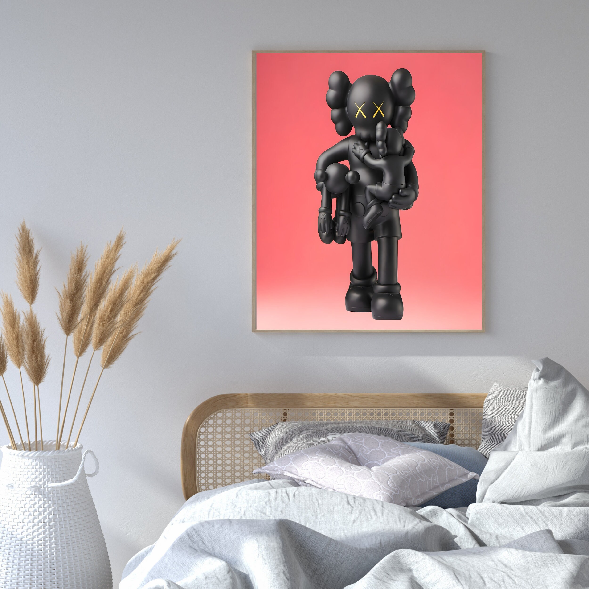 Kaws Poster Set of 3 Printable KAWS Graffiti Poster Kaws Hypebeast ...