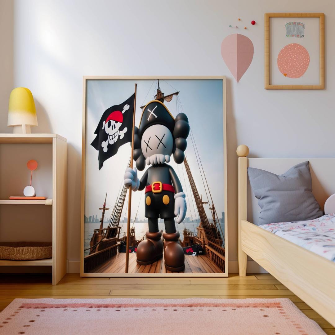 Kaws Poster Kaws Baby Nursery Wall Art Kaws Hypebeast Toys Poster Kaws ...