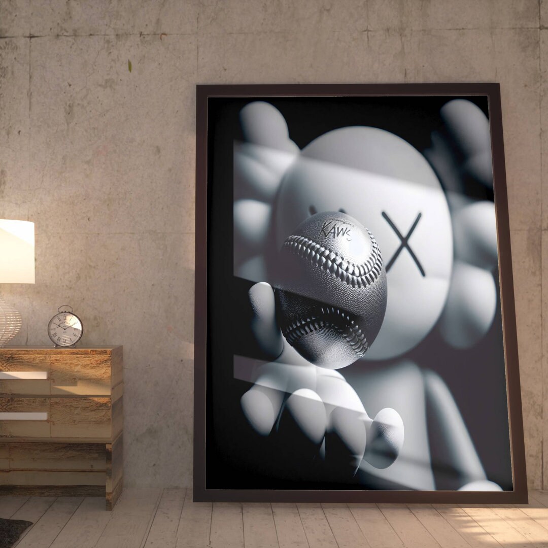 Kaws Poster Graffiti Kaws Poster Hypebeast Figure Hypebeast Decor Kaws ...