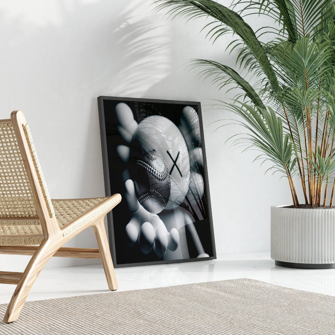 Kaws Poster Graffiti Kaws Poster Hypebeast Figure Hypebeast Decor Kaws ...