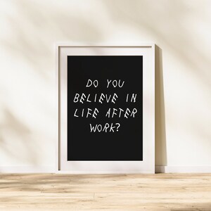 Life Quote Poster Minimalist Trendy Wall Art Inspirational Quote ...