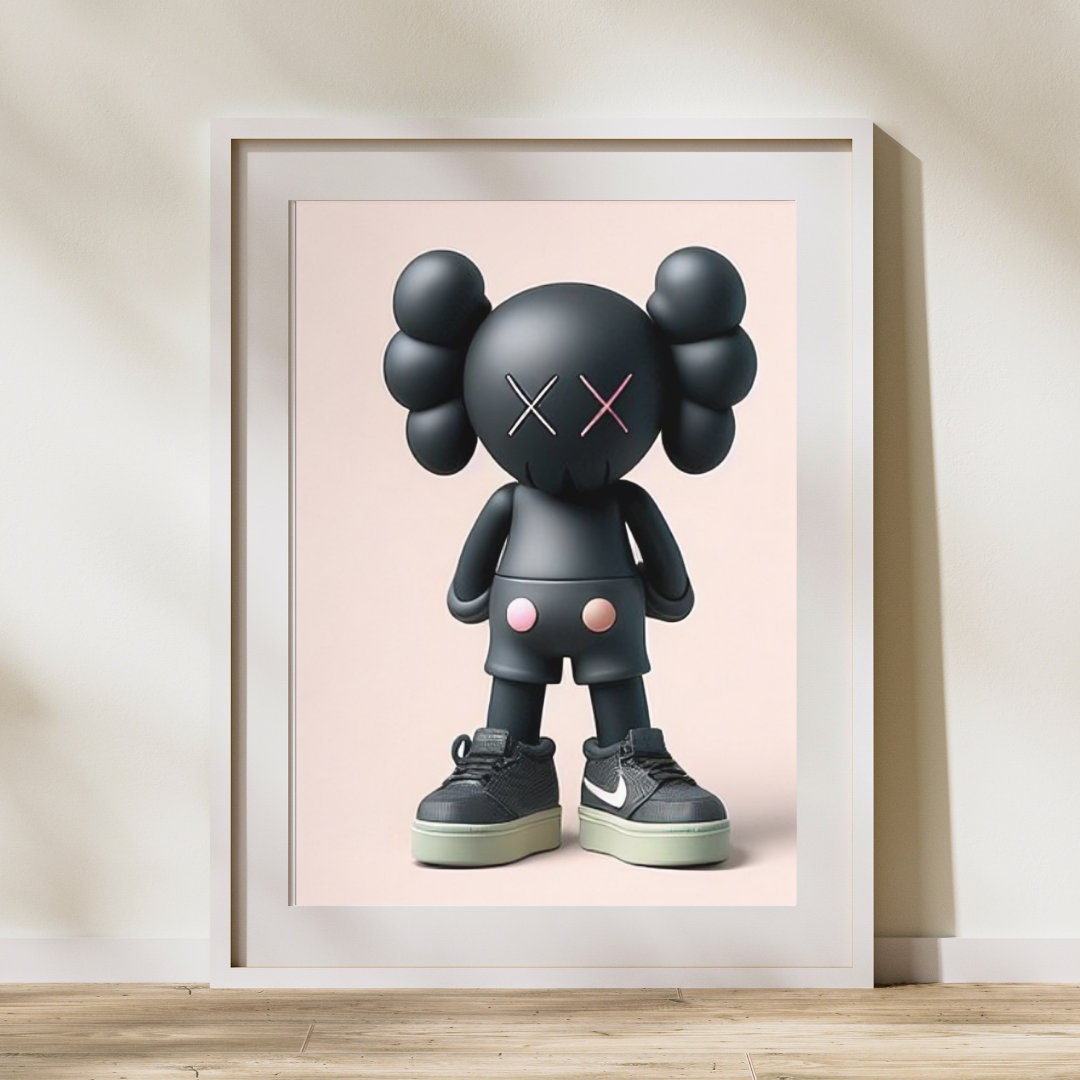 Kaws Poster, Hypebeast Decorations Toys Poster, Set of 3, Printable ...