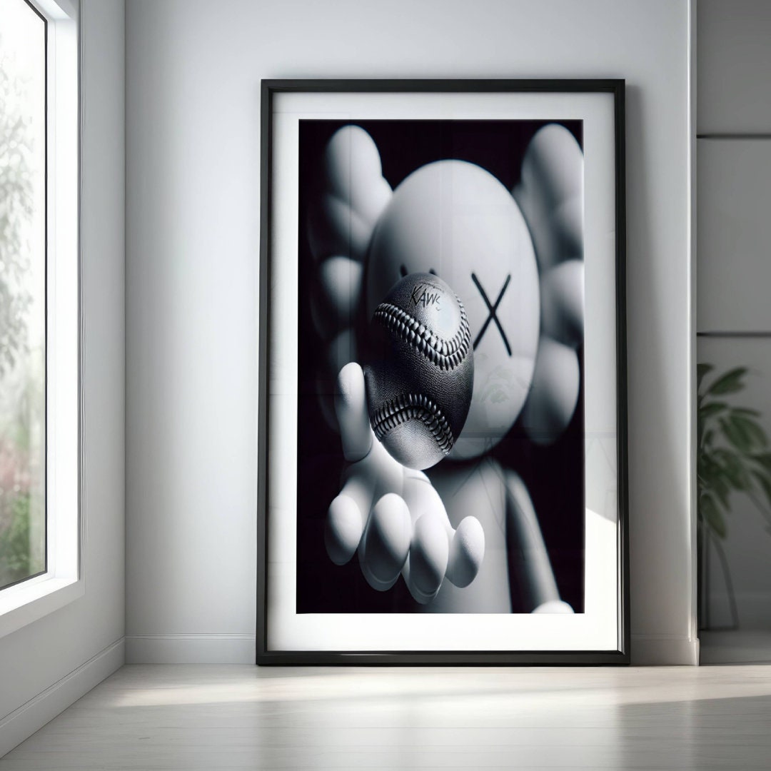 Kaws Poster Graffiti Kaws Poster Hypebeast Figure Hypebeast Decor Kaws ...