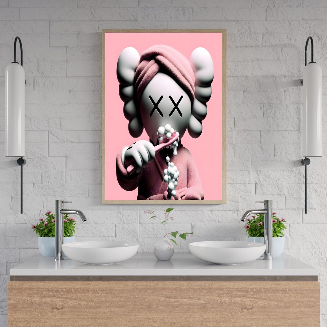 Kaws Bathroom Decor Hypebeast Kaws Decoration Hypebeast Classy Bathroom ...