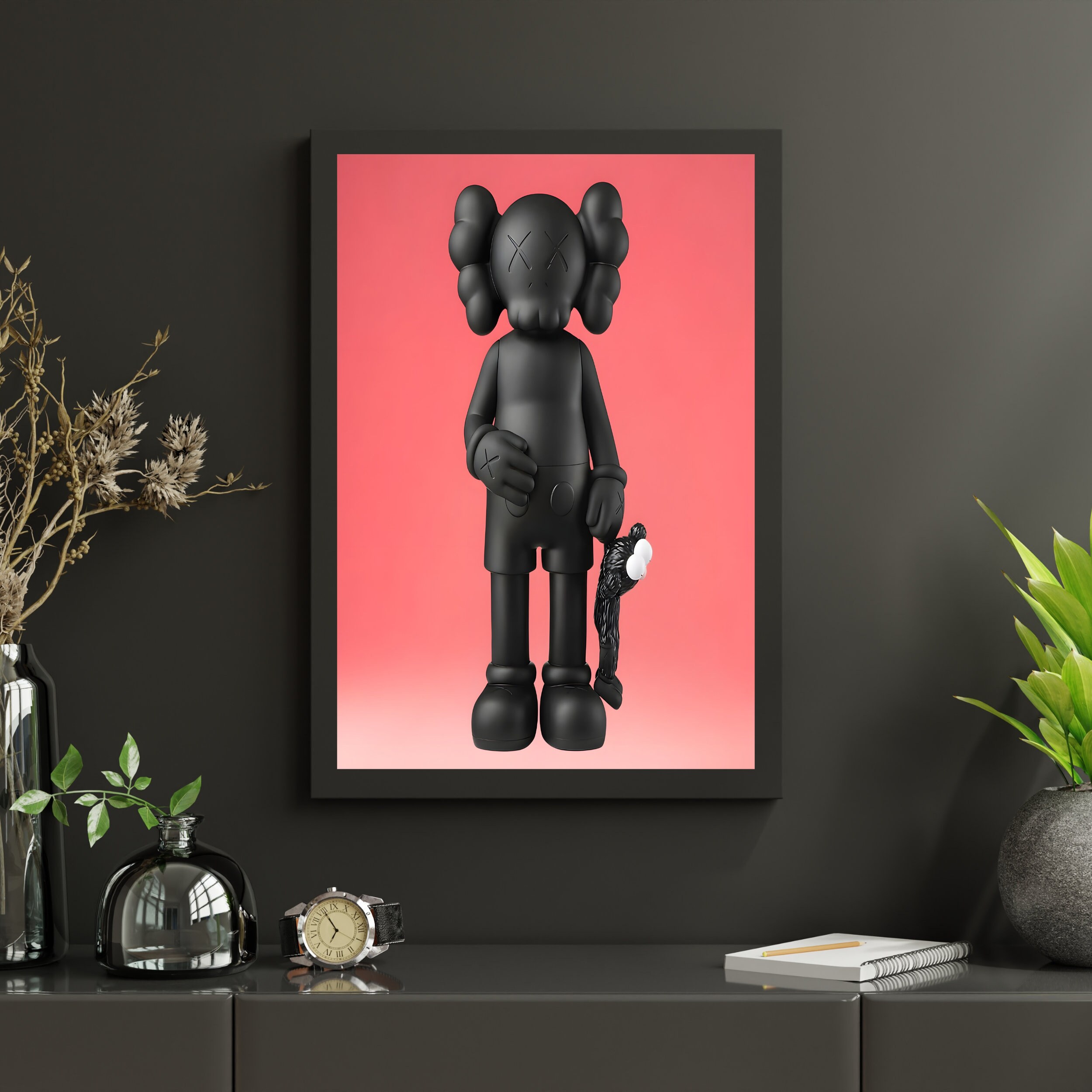 Kaws Poster Set of 3 Printable KAWS Graffiti Poster Kaws Hypebeast ...
