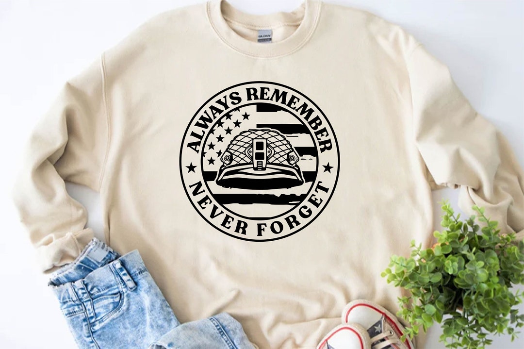 Always Remember, Never Forget SVG / Veteran's Day SVG / Memorial Day ...