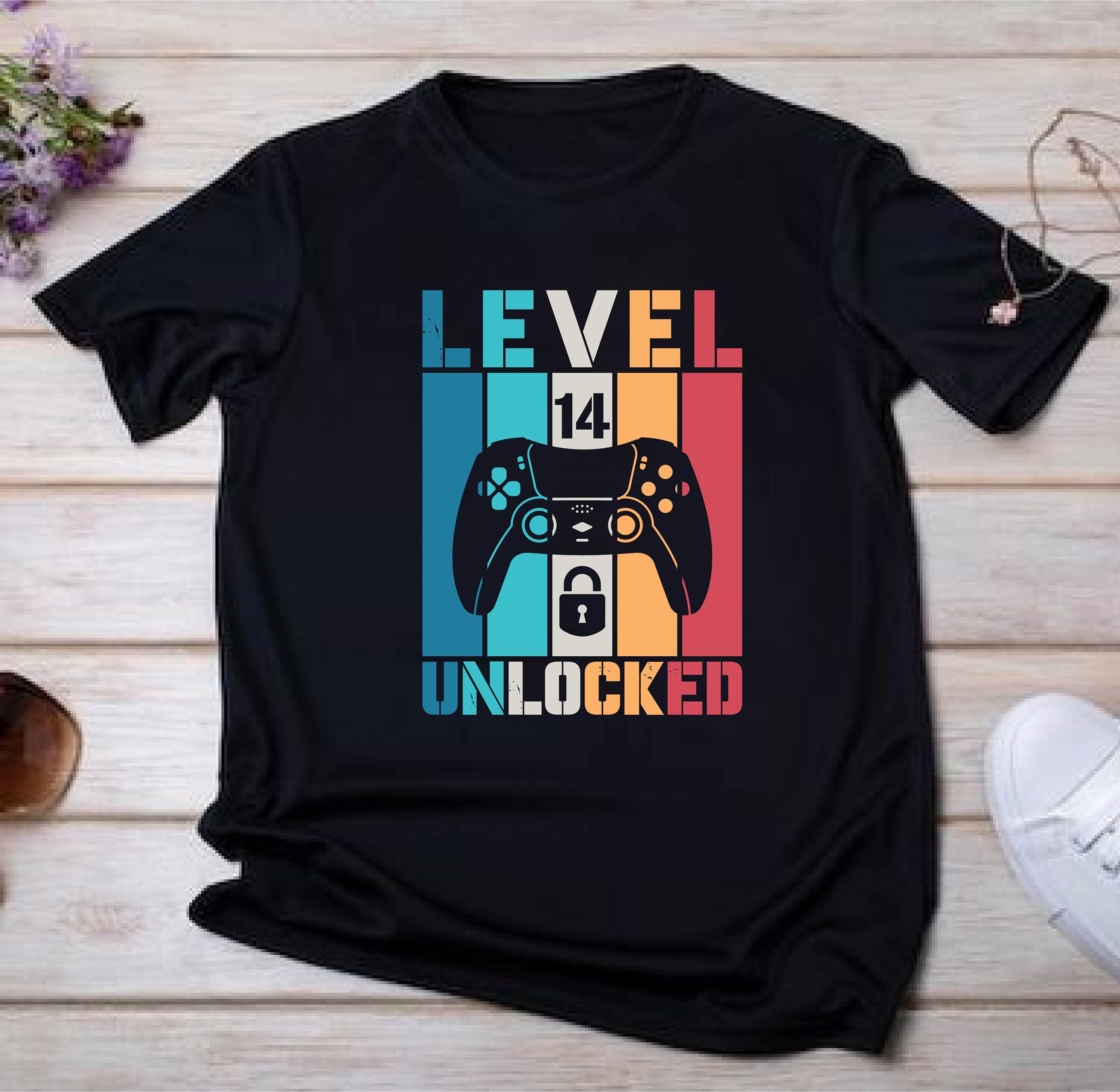Level 14 Unlocked Svg, 14th Birthday Svg, My 14th Birthday Svg ...