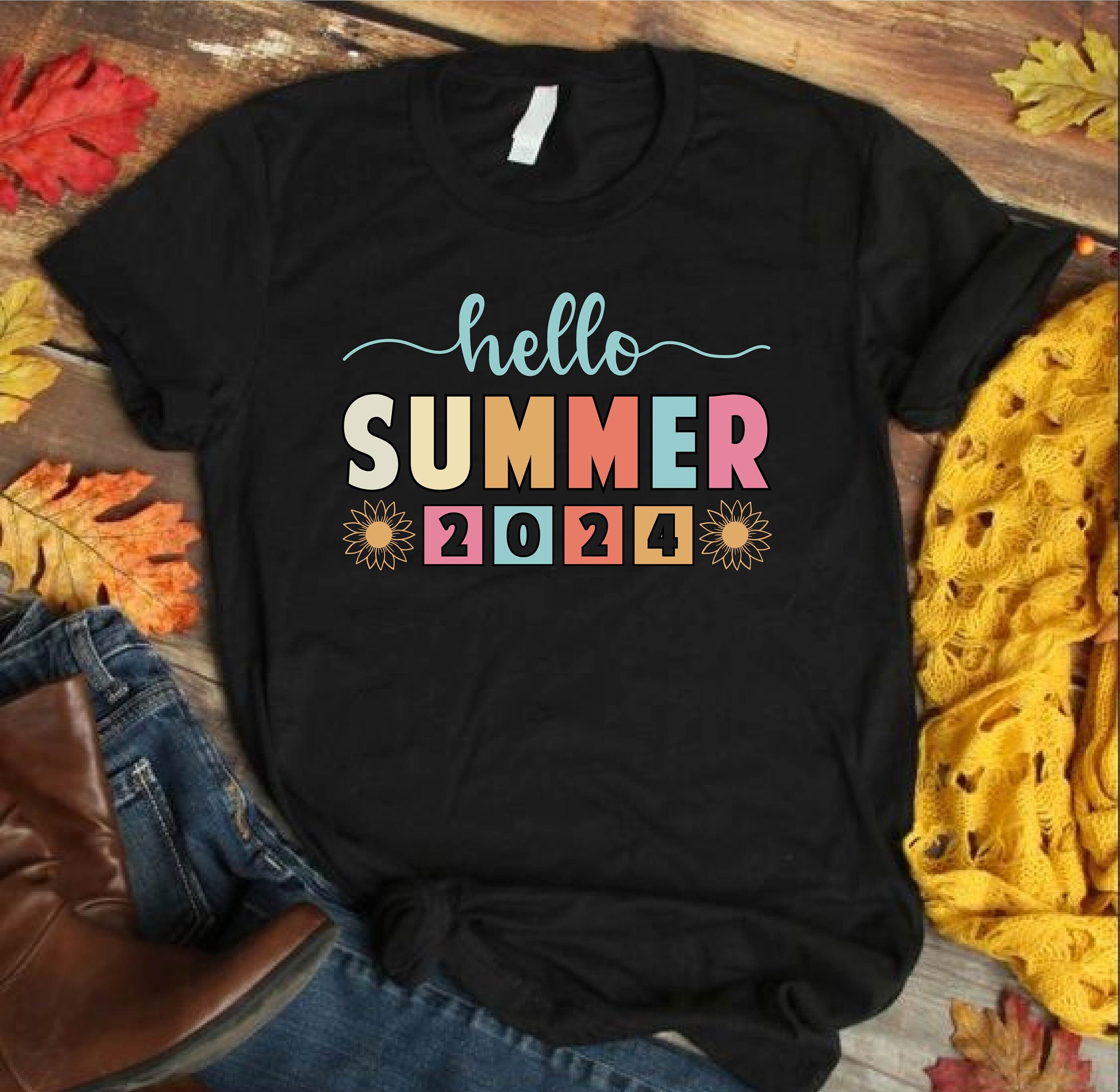 Hello Summer 2024 SVG, Summer Vacation Svg, Summer Camp Svg, 2024 ...