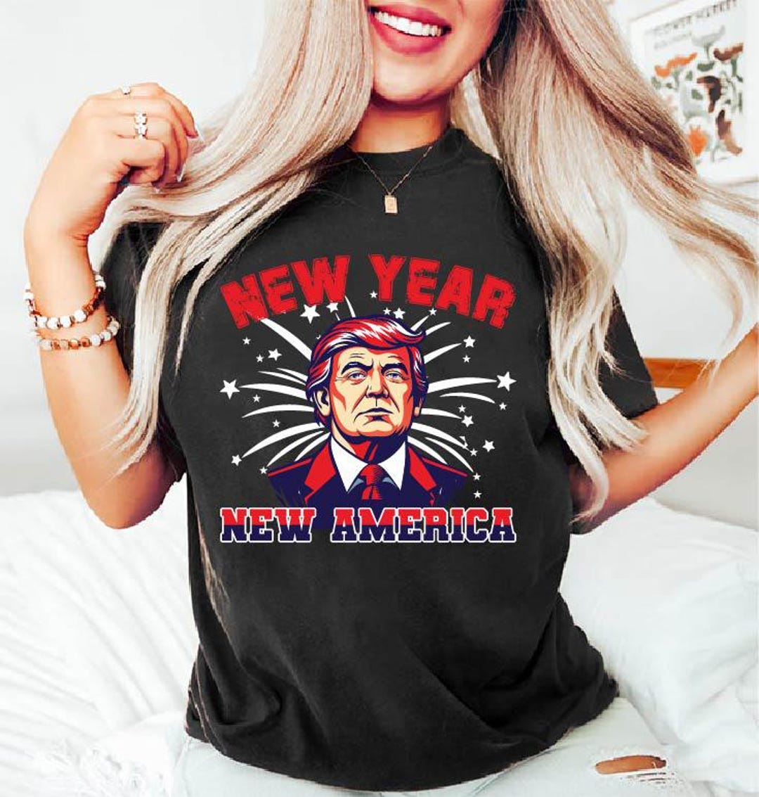 New Year Trump 2025 PNG | New Year New America PNG | Funny Trump Happy ...