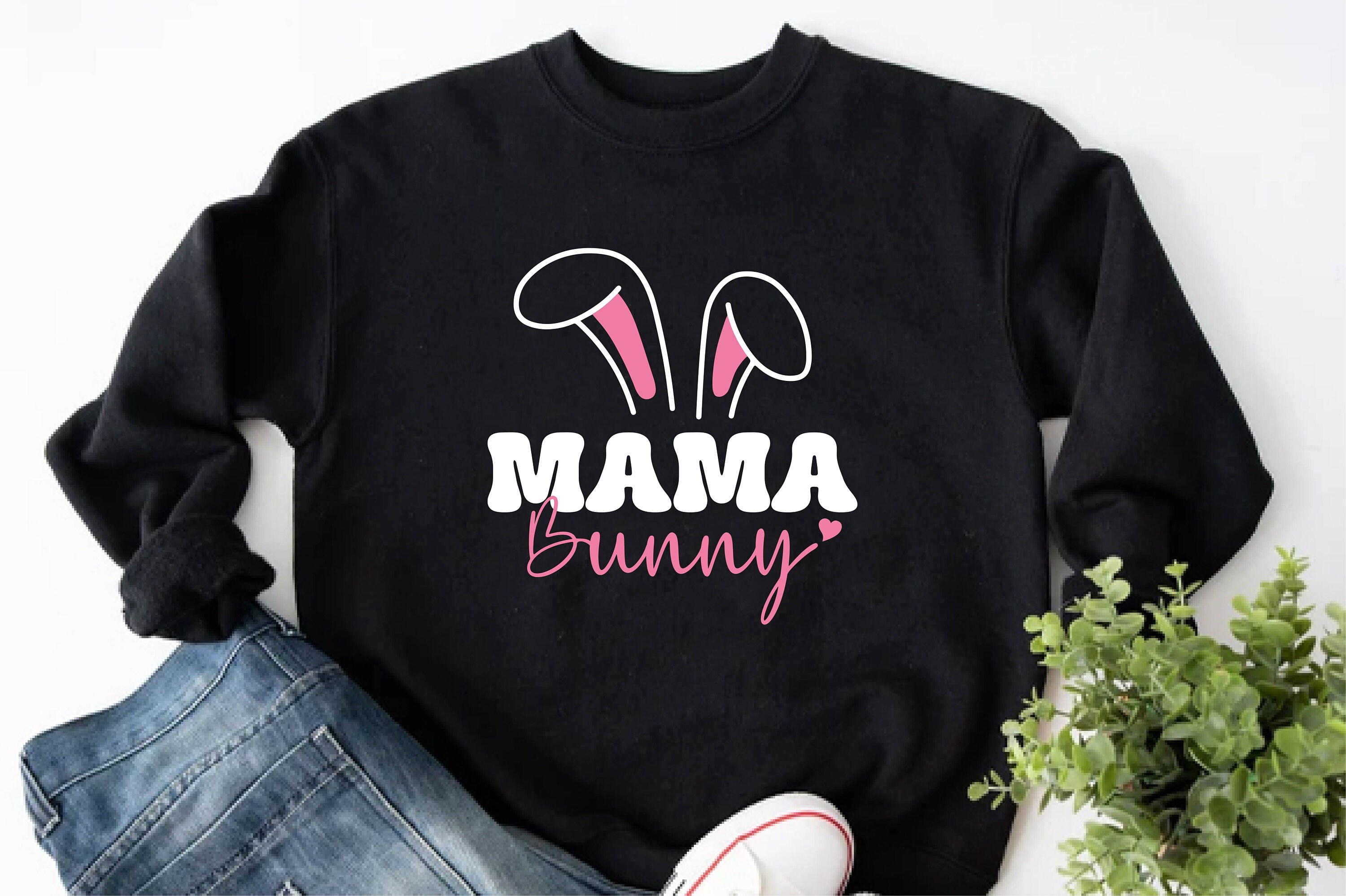 Mama Bunny Svg , Easter Mama Shirt Svg, Happy Easter Svg, Bunny Svg ...