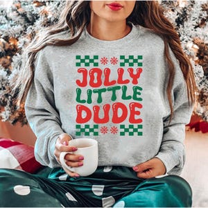 Jolly Little Dude Svg, Toddler Boy Christmas Svg, Christmas 2024 Svg ...