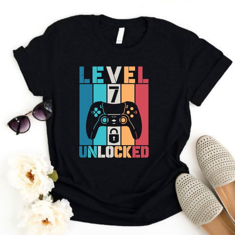 Level 7 Unlocked Svg - Etsy