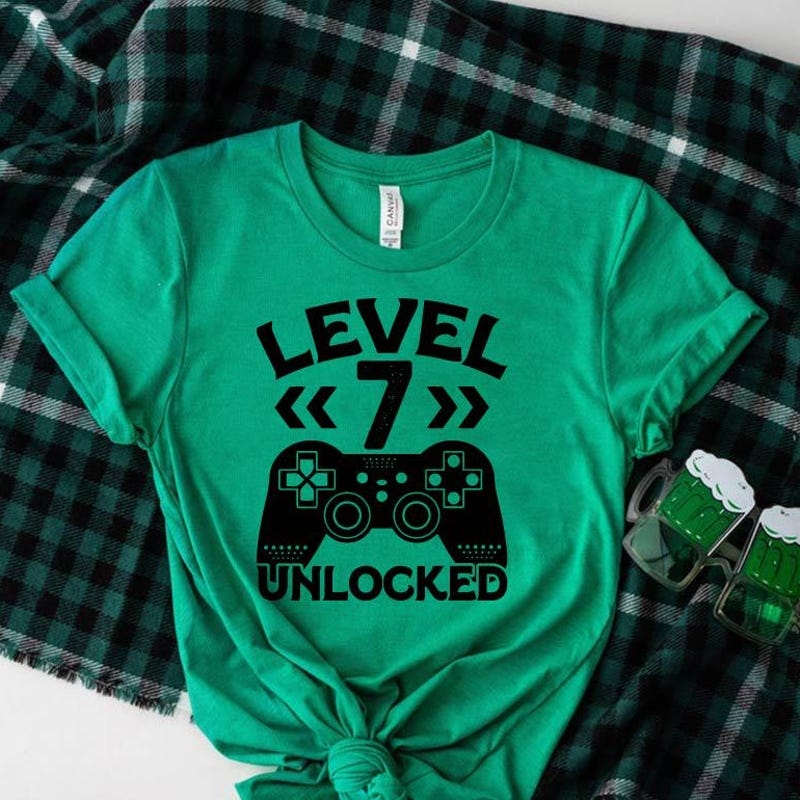 Level 7 Unlocked Svg - Etsy