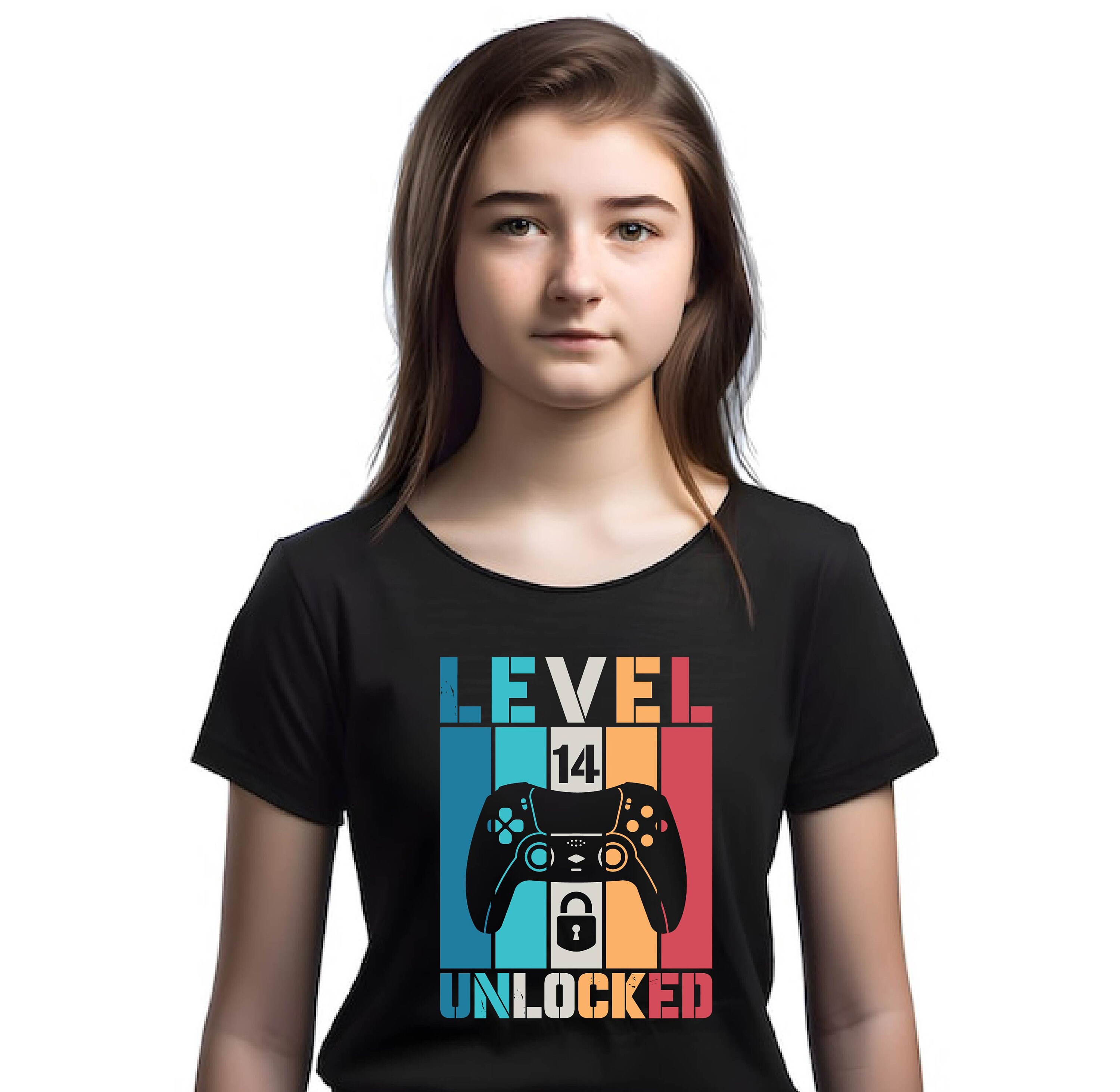 Level 14 Unlocked Svg, 14th Birthday Svg, My 14th Birthday Svg ...