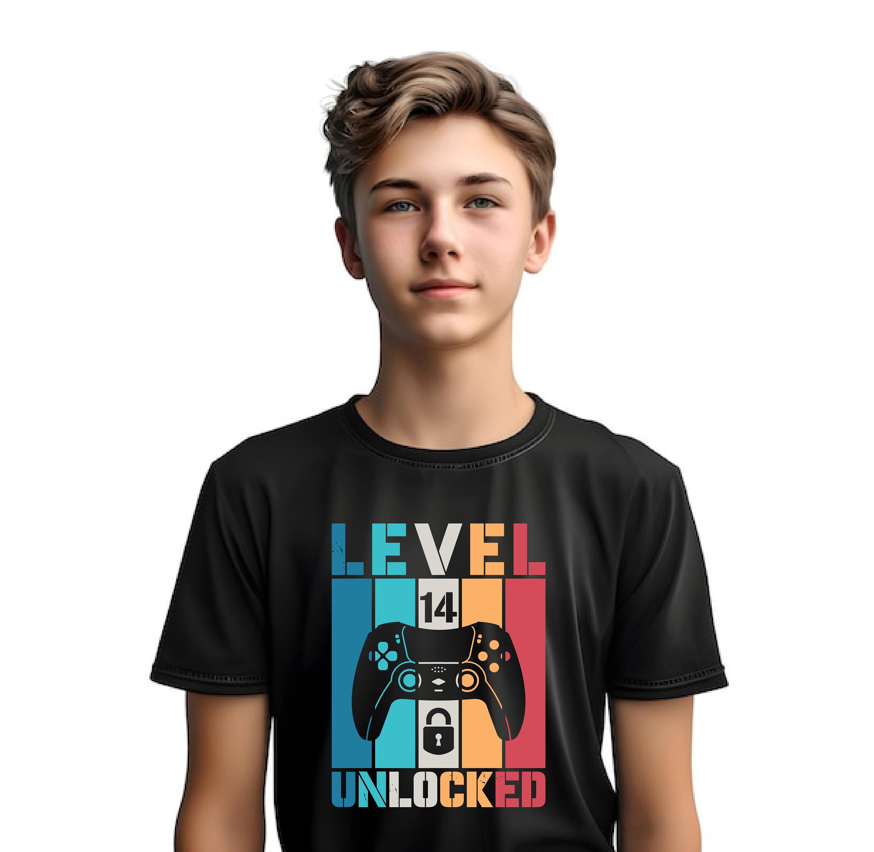 Level 14 Unlocked Svg, 14th Birthday Svg, My 14th Birthday Svg ...