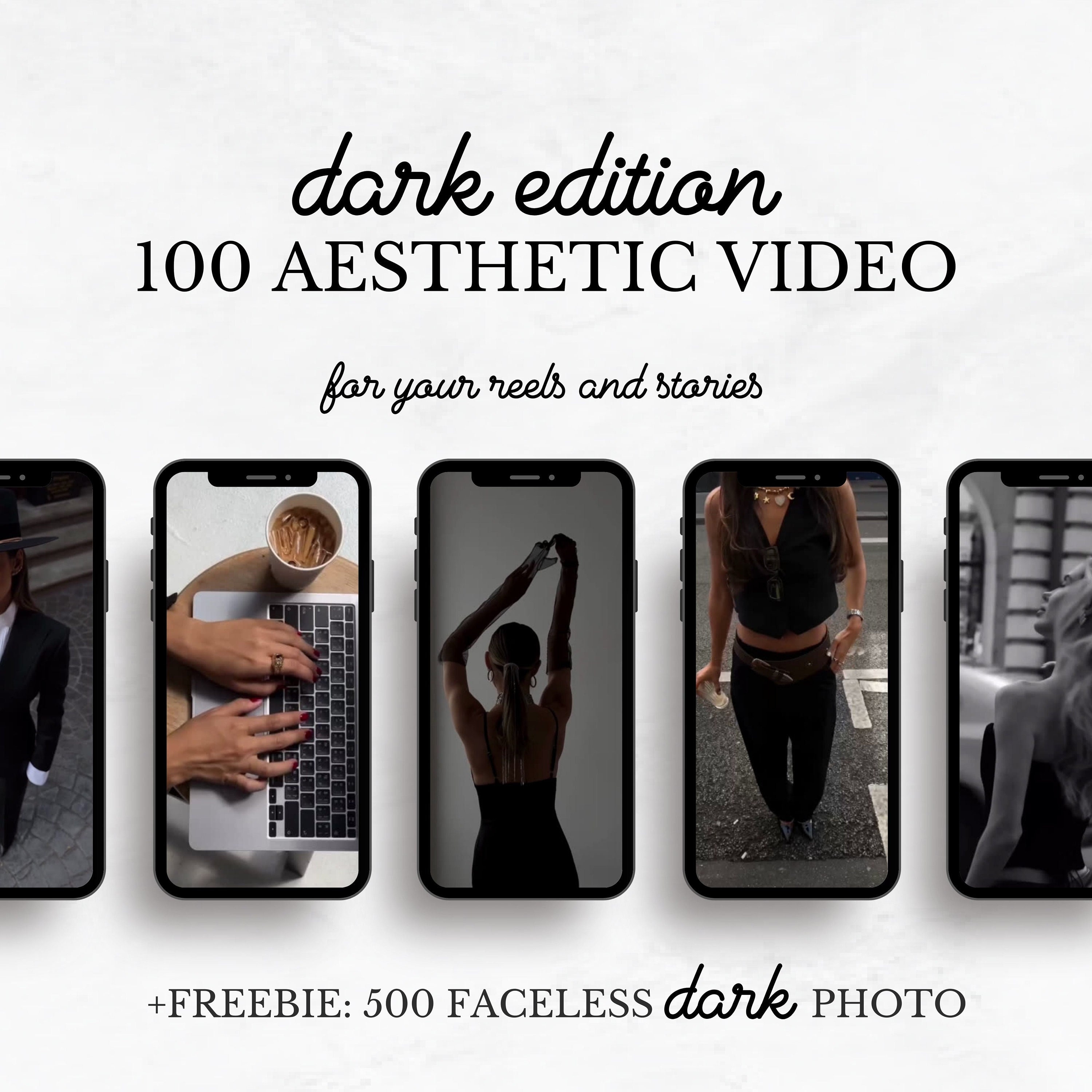 100 Boss Babe Dark Aesthetic Video | Faceless Video for Stories and ...