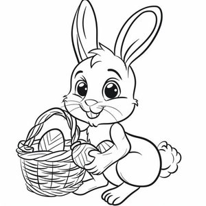 12 Easter Coloring Pages - Etsy