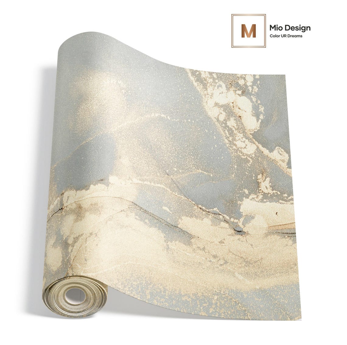 MODERN Gold Marble Wallpaper | Soft Abstract Gold Mural | Luxury ...