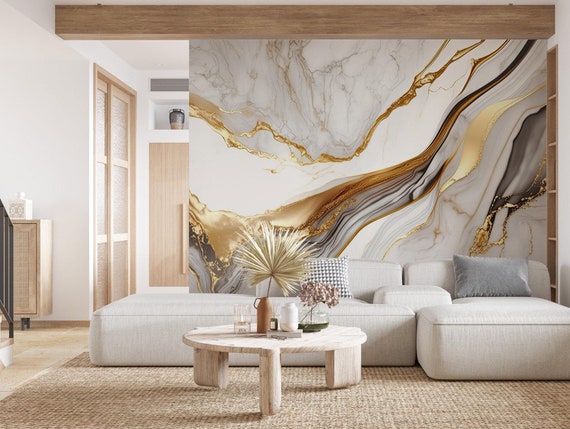 Elegant Goud Behang