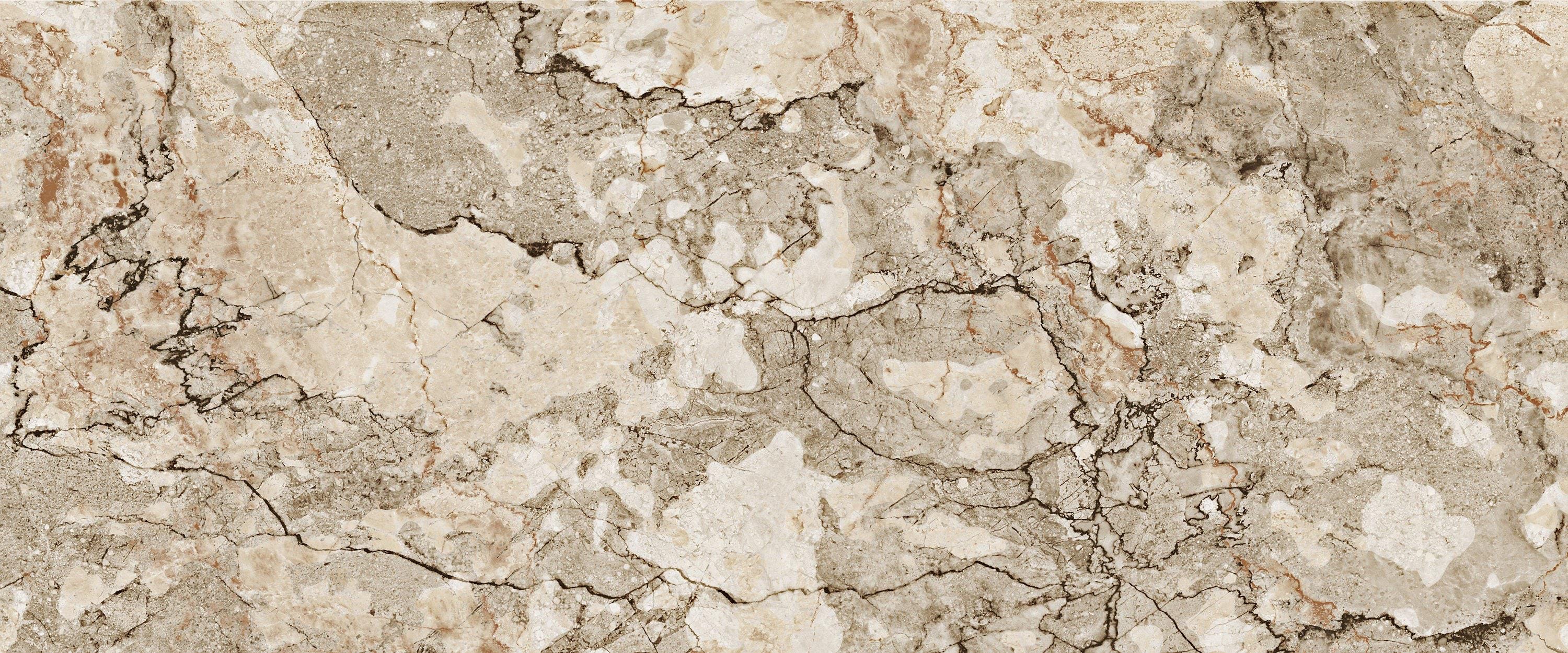 TRAVERTINO Marble Wallpaper | Modern Brown Marble Mural | Abstract ...