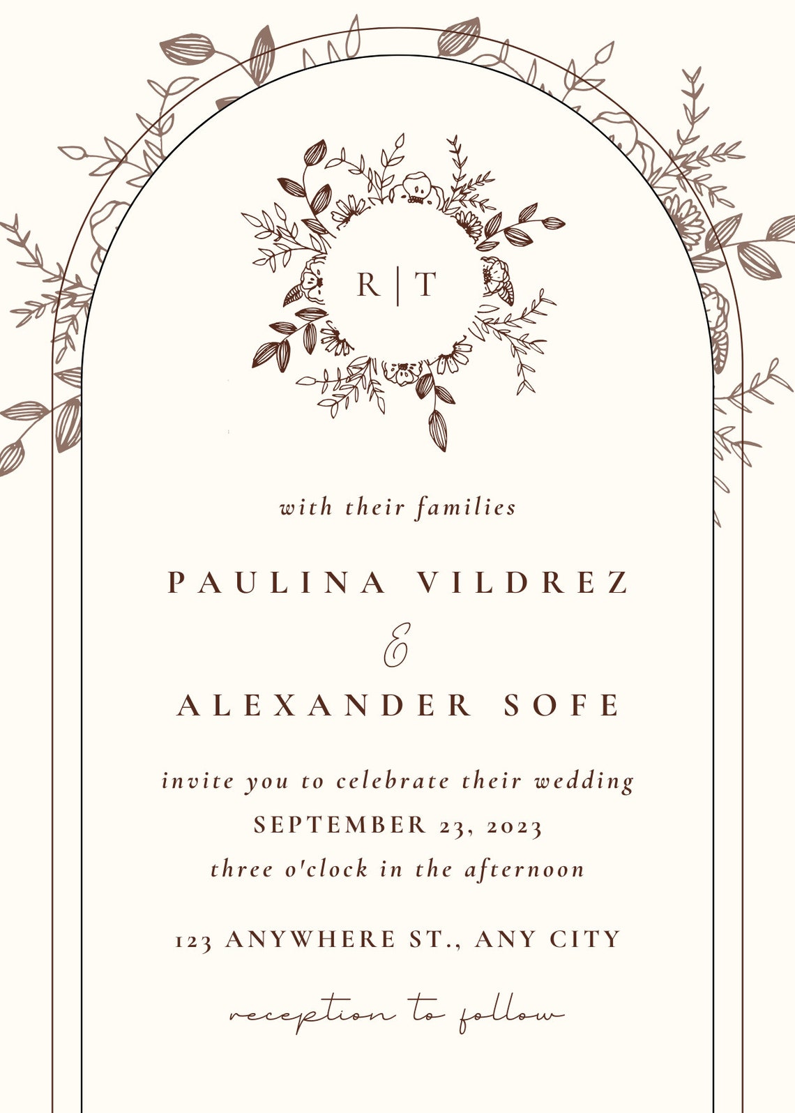Editable Wedding Invitation, Wedding Invite, Invite - Etsy