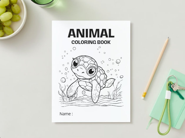 Animal Coloring Book for Kids, Coloring Book, Printable - Etsy