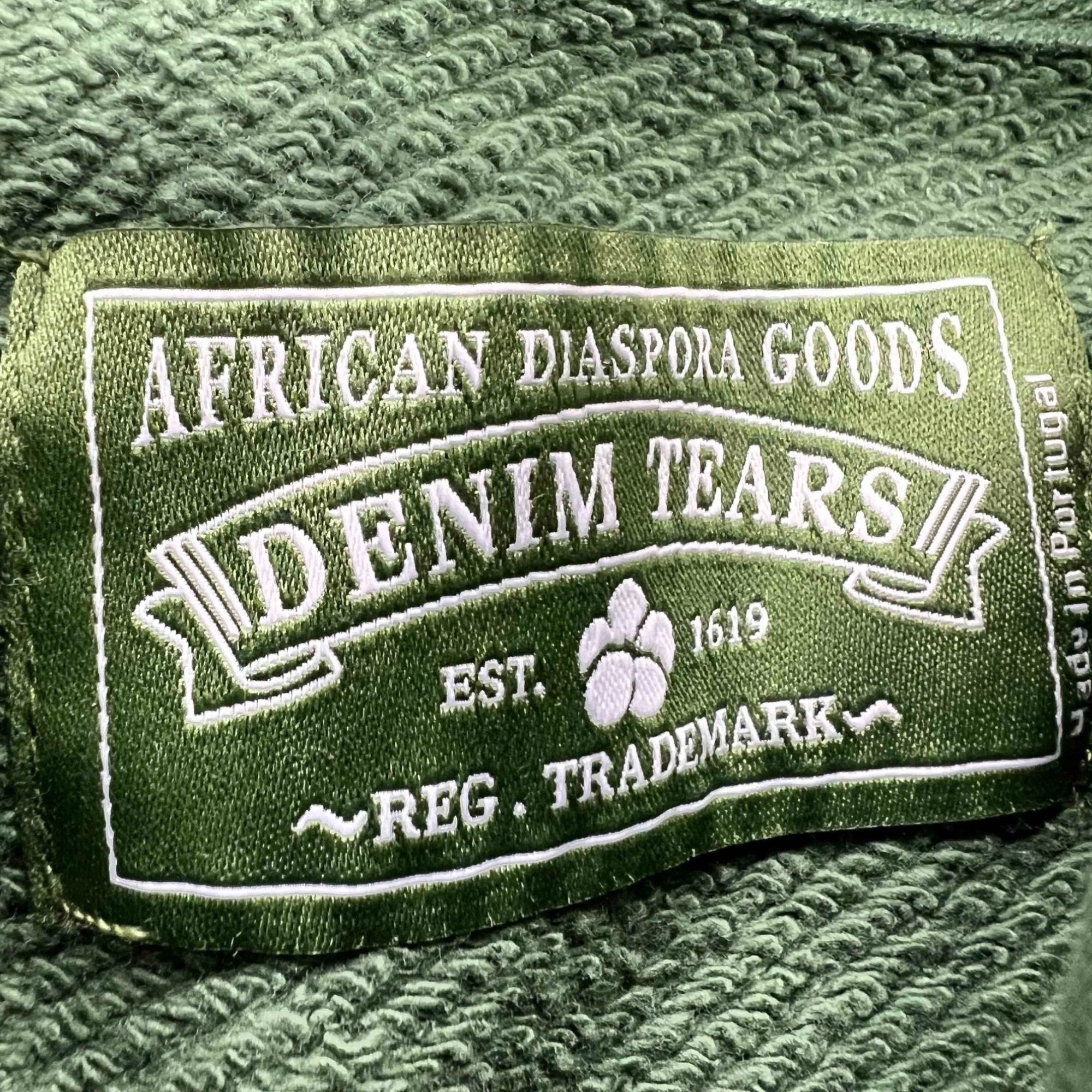 Denim Tears Green the Cotton Wreath Hoodie Unisex Jumper Pullover ...