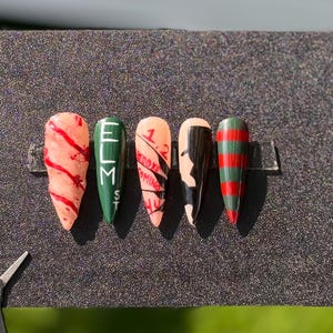 Freddy Kruger Press on Nails - Etsy
