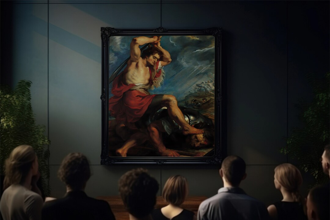 Peter Rubens David and Goliath Poster, 17th Century Masterpiece ...