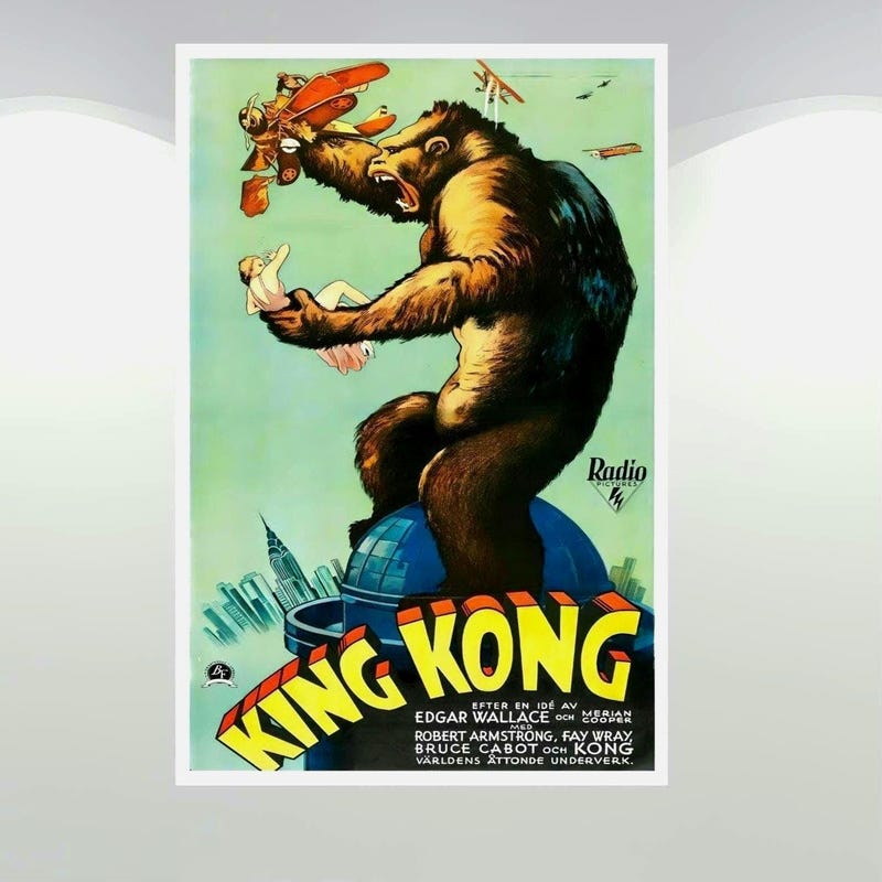 King Kong Film Posters - Etsy