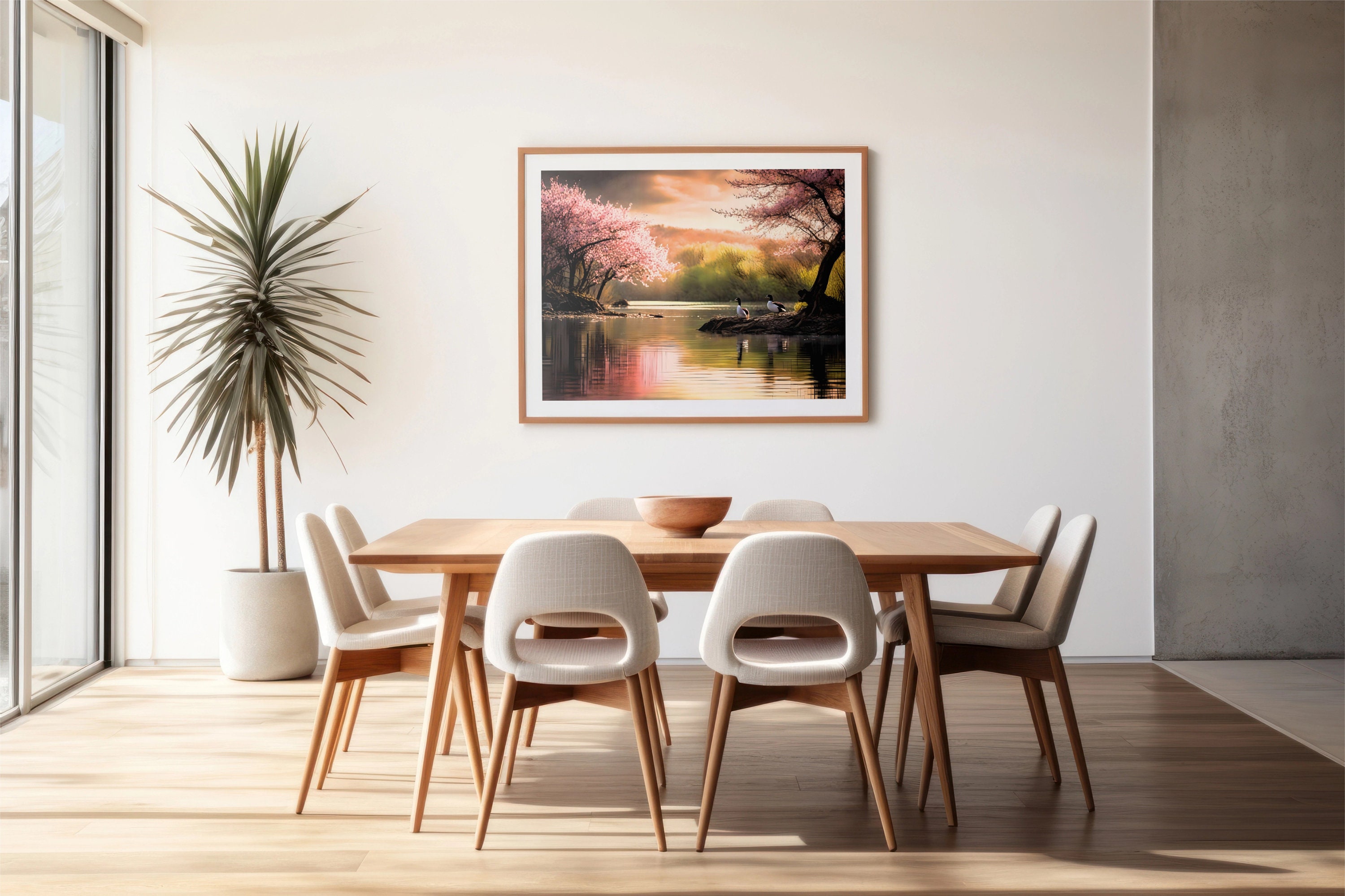 Waterfowl Wall Decor, Wildlife Art, Remarkable Bird Poster, Nature Art ...