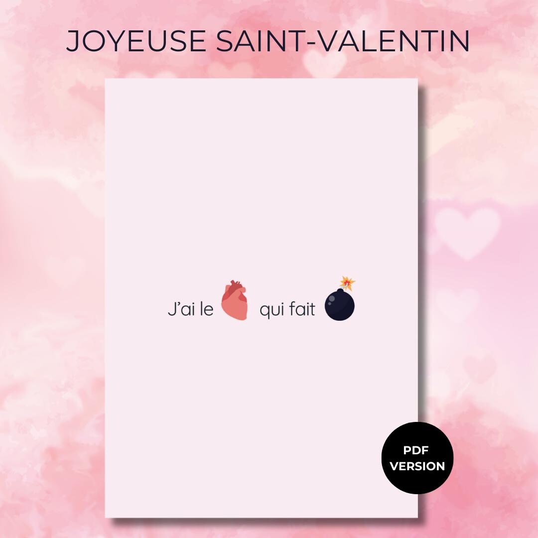Digital Valentine's Day Card, Valentine's Day Greeting Card - Etsy