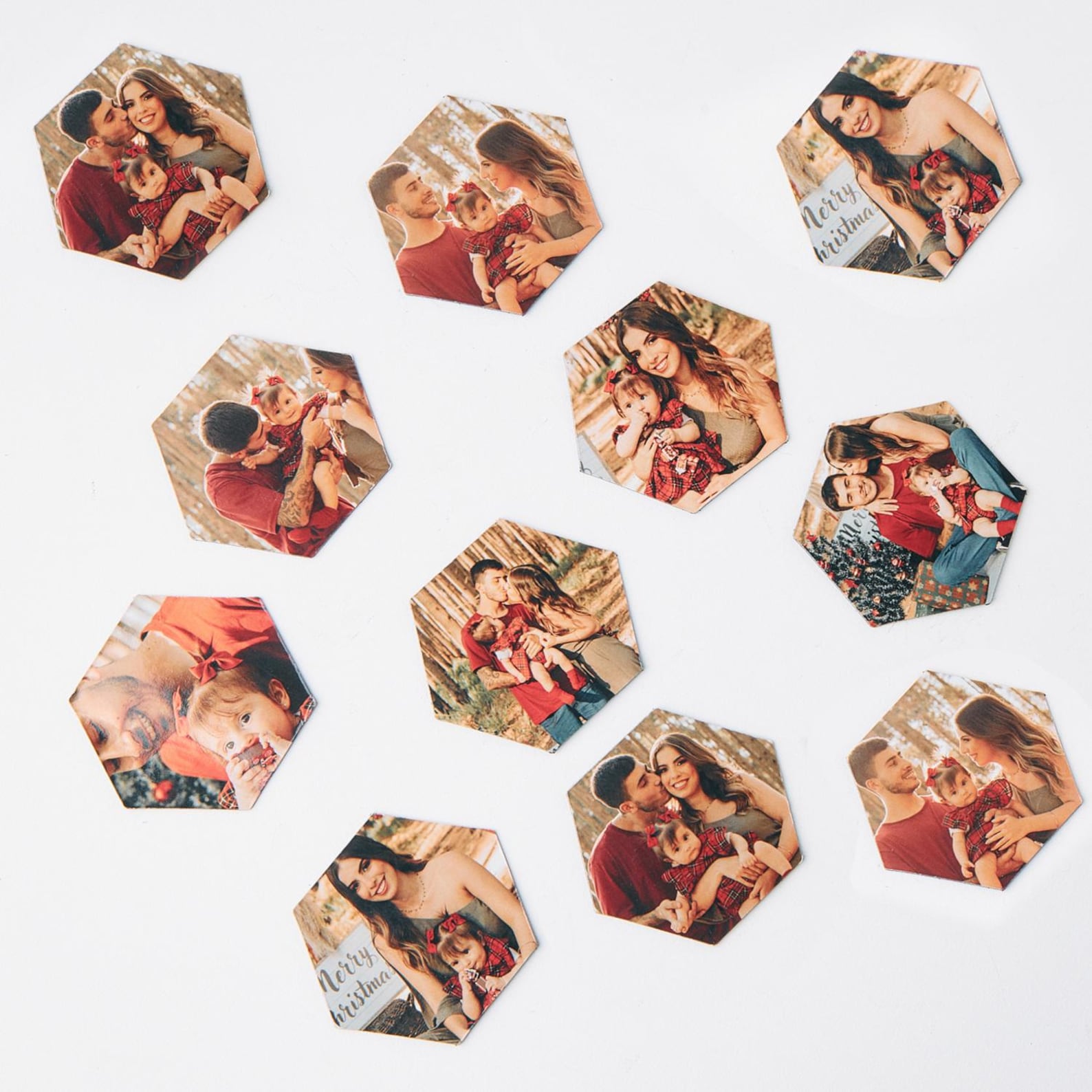 Custom Photo Magnet Set 11-22 Pieces, Personalized Picture Frame ...