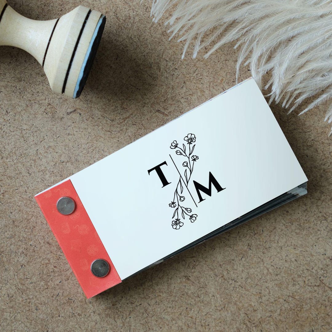 Personalized Flip Book for Couples, Initial Customized Memory Animation ...