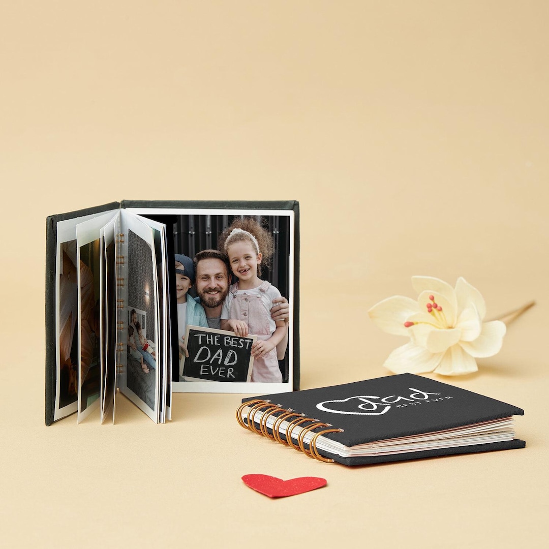 Custom Dad Photo Album, Best Father's Day Gift for Dad, Family Picture ...
