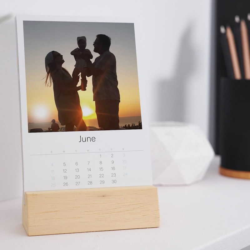 Custom Desk Calendar 2027 - Etsy