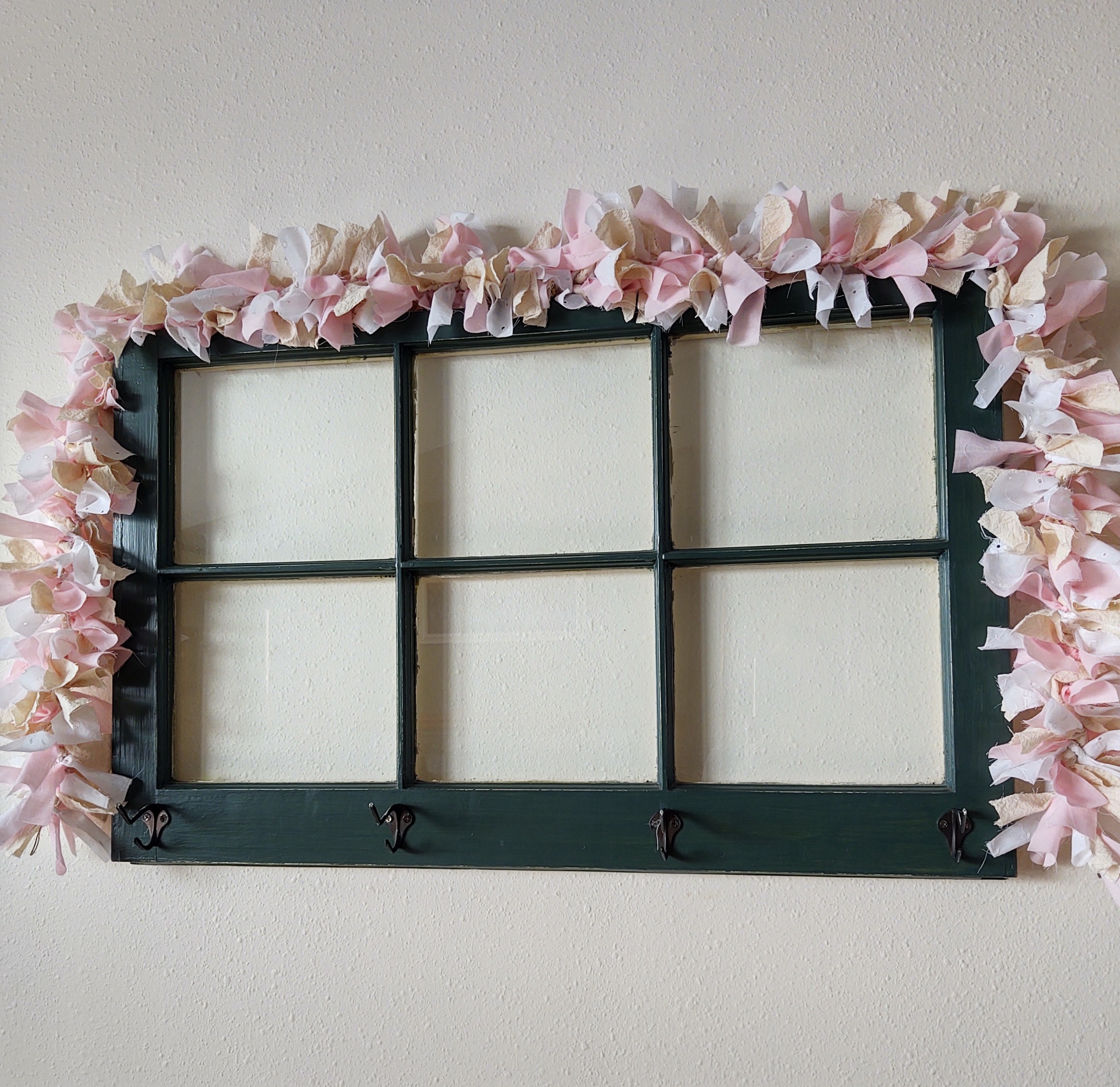 Fabric Lace Rag Garland, Home Decor, Farmhouse, Country, Wedding ...