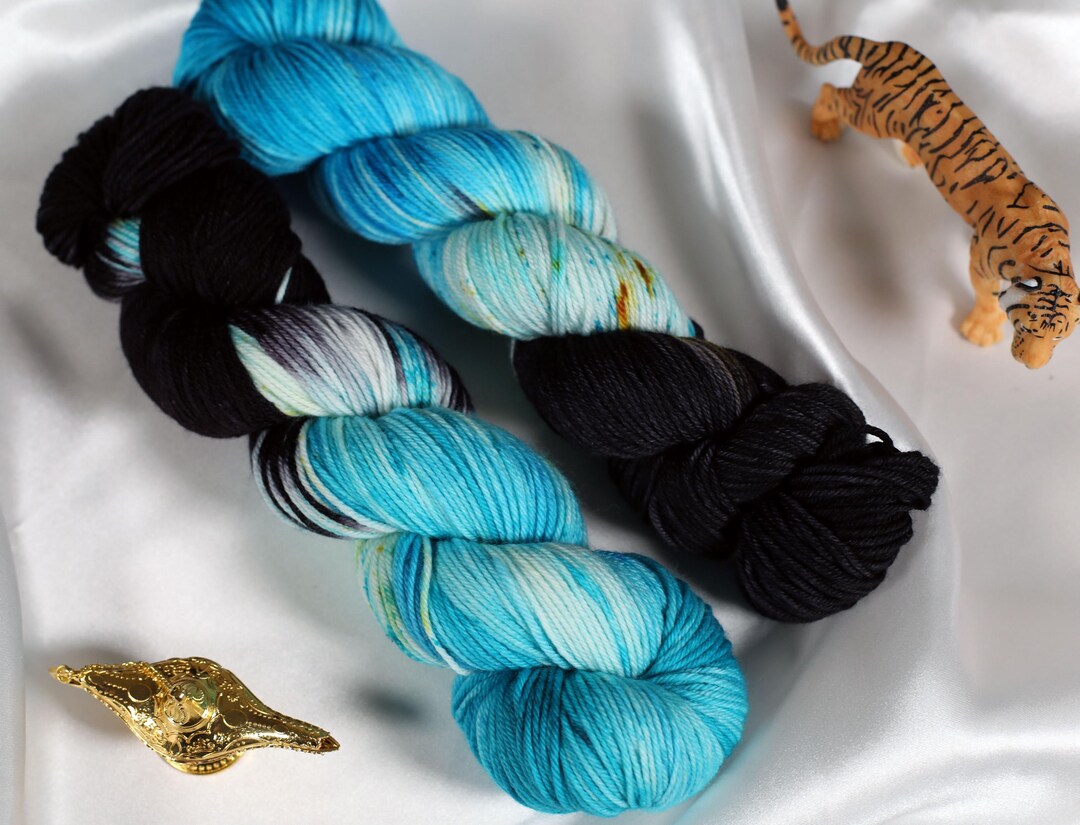 Tiger's Eye Jasmine Inspired Yarn Worsted DK Bulky Sock Aladdin - Etsy