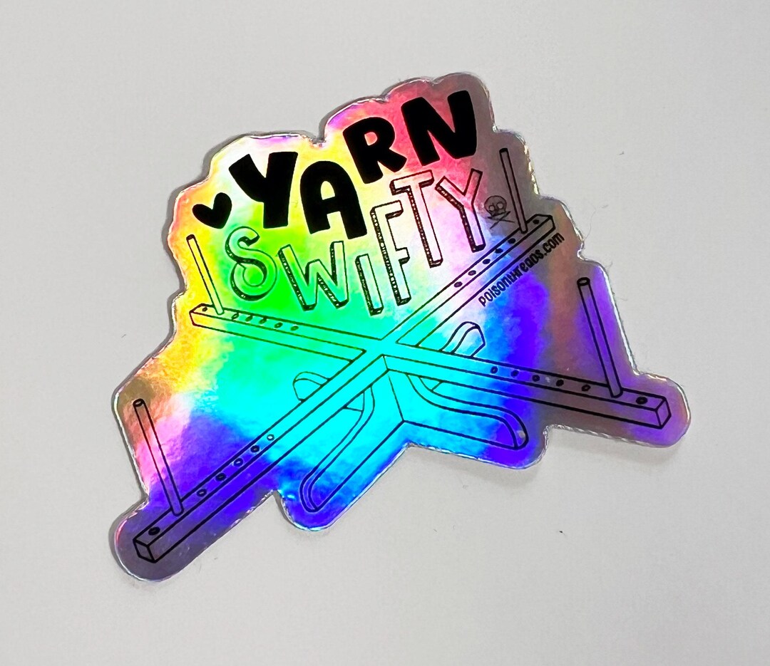 Yarn Swifty Sticker - Taylor Swift Inspired Yarn Knitting Crochet - Etsy