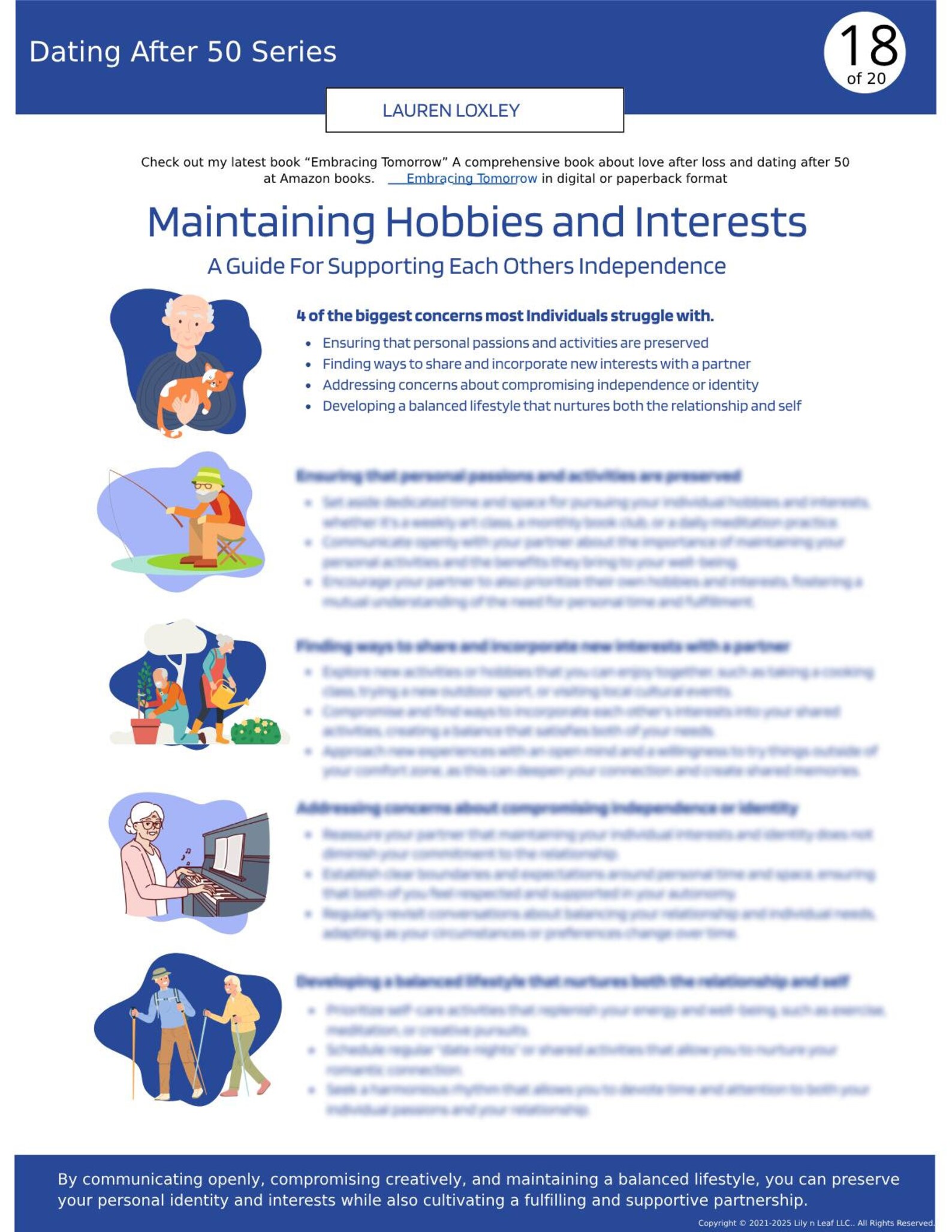 Guide #18, Maintaining Hobbies and Interests, is a Guide for Adults ...