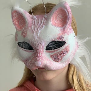 Pink, Alien Cat Mask! - Etsy