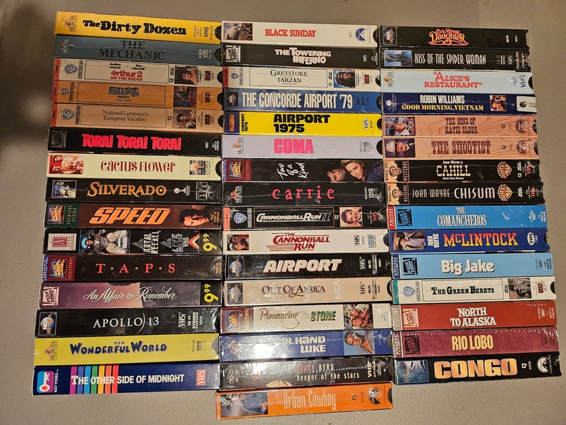 SEALED VHS Movies - 4.00 Each !! - Etsy