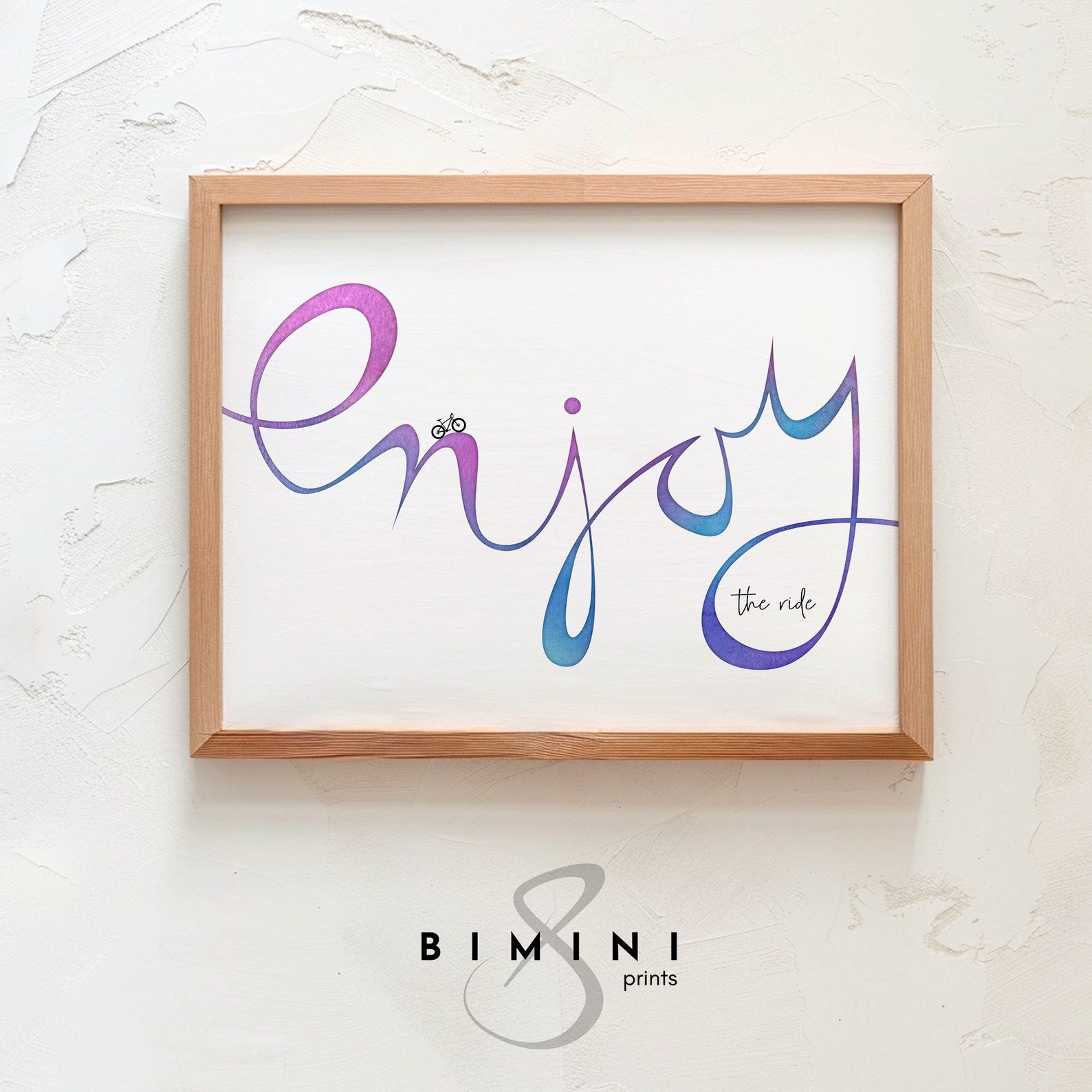 Enjoy the Ride, Motivational Wall Art, Word Art, Motivational Quote ...