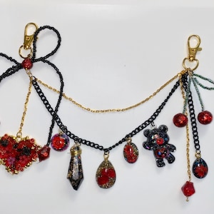 Dark Aesthetic Handmade Bag Charm Customizable - Etsy