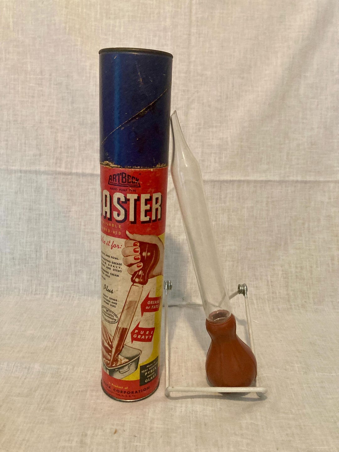 Vintage 1946 Artbeck Glass Baster With Original Packaging – Good ...